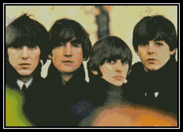THE BEATLES - Cross Stitch Chart/Pattern/Design/XStitch $10.99 ...