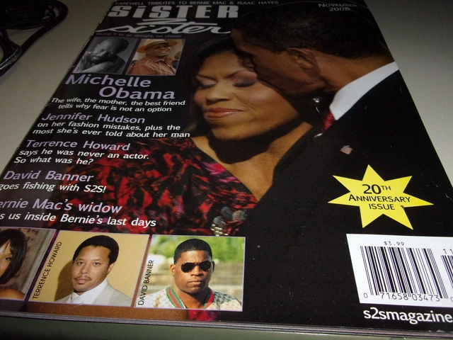 SISTER 2 SISTER magazine Michelle Obama Jennifer Hudson Terrence Howard ...