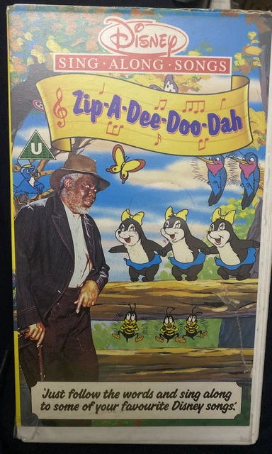 WALT DISNEY SING Along Songs VHS - ZIP A DEE DOO DAH - Rare Video Tape ...