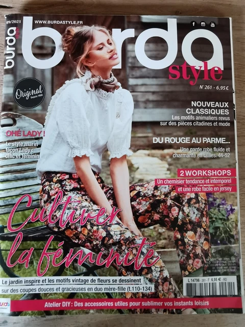 MAGAZINE BURDA STYLE Marin Facon Lady Chic & Feminine 261 Septembre ...