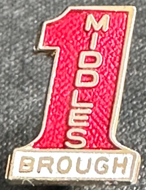 MIDDLESBROUGH VINTAGE 1970S 80s badge Maker COFFER N'ton Brooch Pin ...