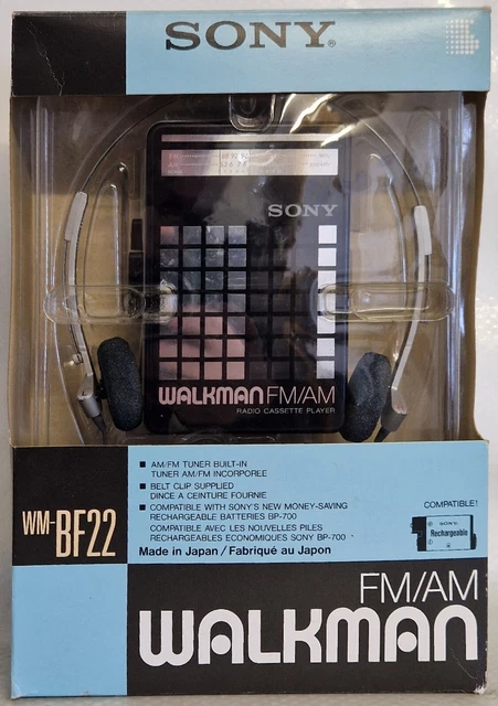 VINTAGE SONY WALKMAN WM-BF22 In Original Box Spares/Repairs £31.00 ...
