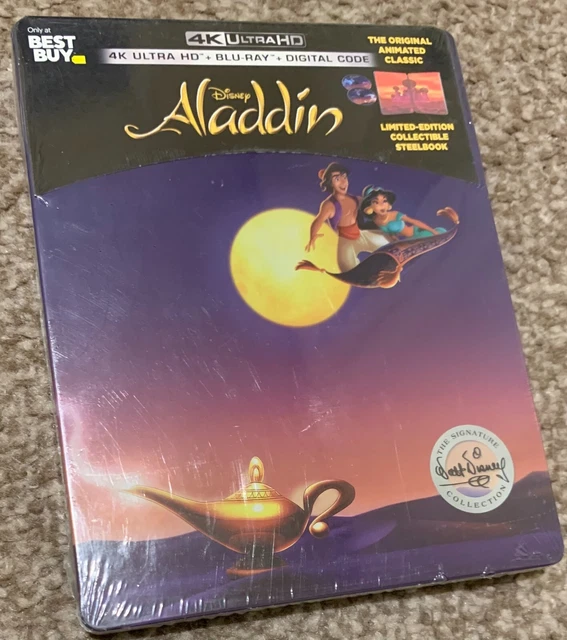 ALADDIN (1992) - Best Buy Exclusive 4K Uhd Bluray Steelbook **New ...