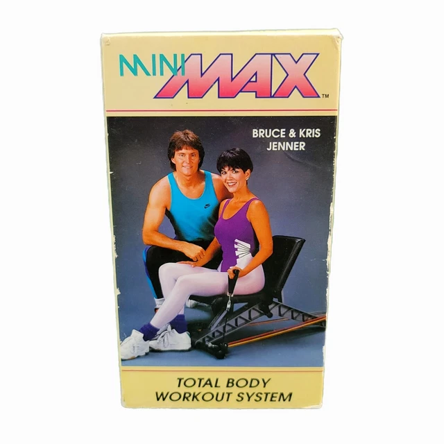 MINI MAX W/BRUCE & Kris Jenner VHS Exercise Total Body Workout System ...