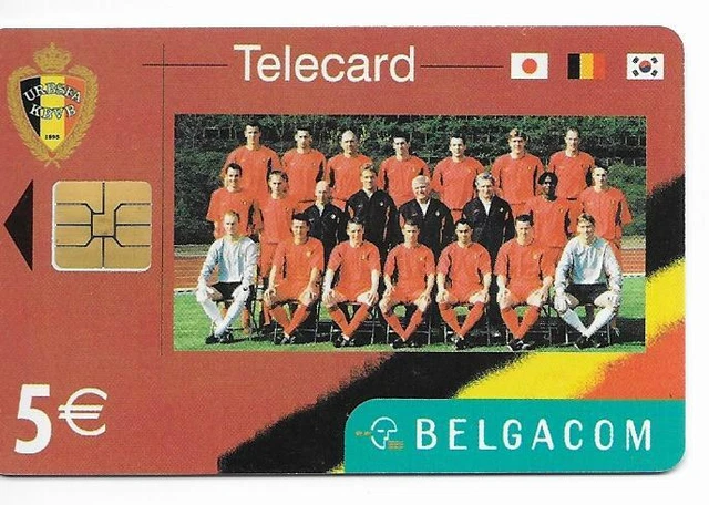 RARE / CARTE Telephonique - Football Foot Belgique Diables Rouges ...