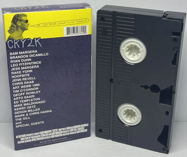CKY 2K (2000, VHS, Bam Margera, Jackass, Ryan Dunn, Rake Yohn, Rare ...
