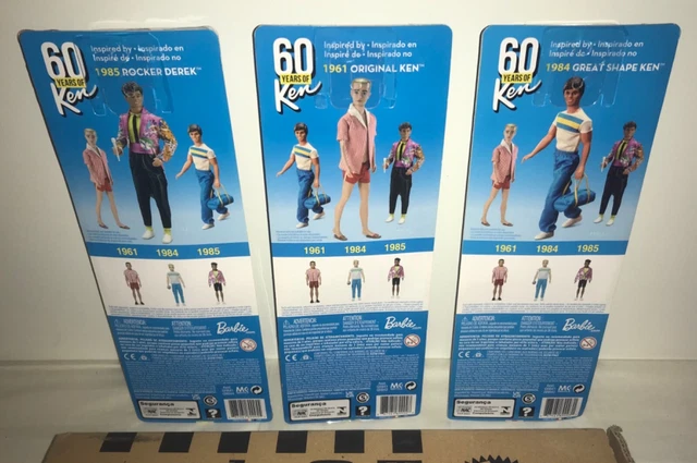60 YEARS OF Ken BARBIE Signature KEN 60TH ANNIVERSARY Silkstone Doll ...