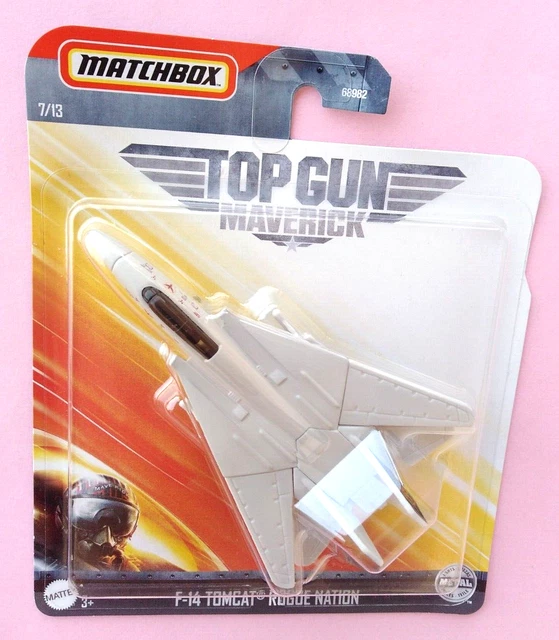 MATCHBOX 2020 SKY Busters, Top Gun Maverick, F-14 TOMCAT ROGUE NATION ...