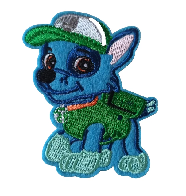 PATCH ÉCUSSON PAT patrouille paw patrol Rocky thermocollant EUR 3,59 ...