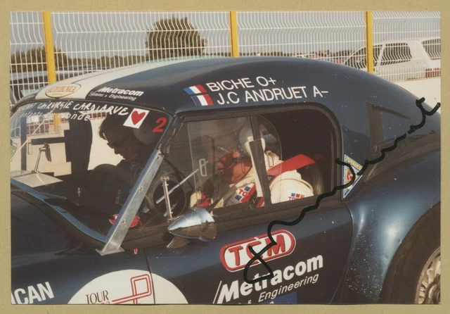 JEAN-CLAUDE ANDRUET - Pilote de rallye français - Photo originale ...