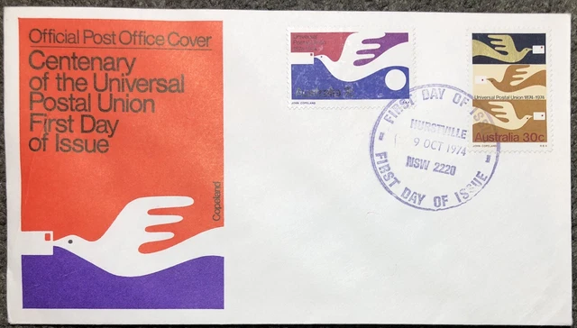 UNIVERSAL POSTAL UNION- 1974 First Day Cover FDC $0.99 - PicClick AU