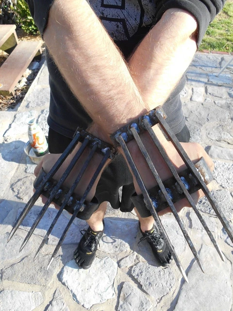 HAND FORGED NINJA Martial Art Tengu Tekko Kagi Claws (ON SALE) SAVE 10% ...
