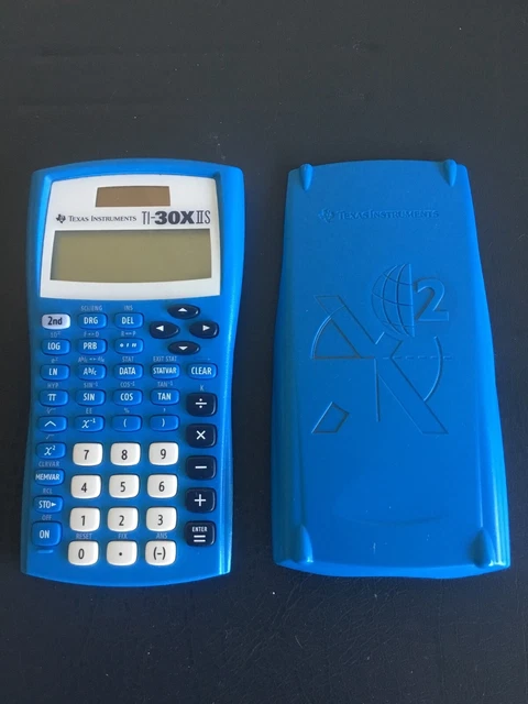TEXAS INSTRUMENTS TI-30X IIS Scientific Calculator Light Blue With ...