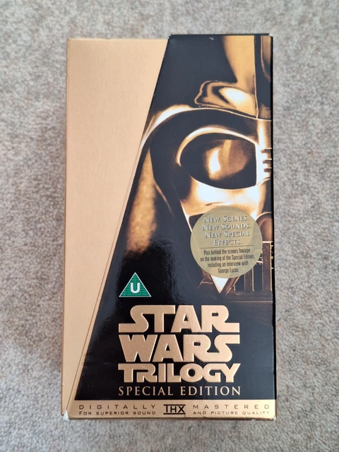 STAR WARS TRILOGY - Special Edition Gold Box Set - VHS - Excellent ...