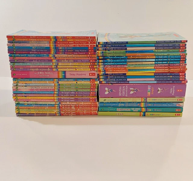 LOTTO DI 50 libri tascabili Rainbow Magic Fairies di Daisy Meadows EUR ...