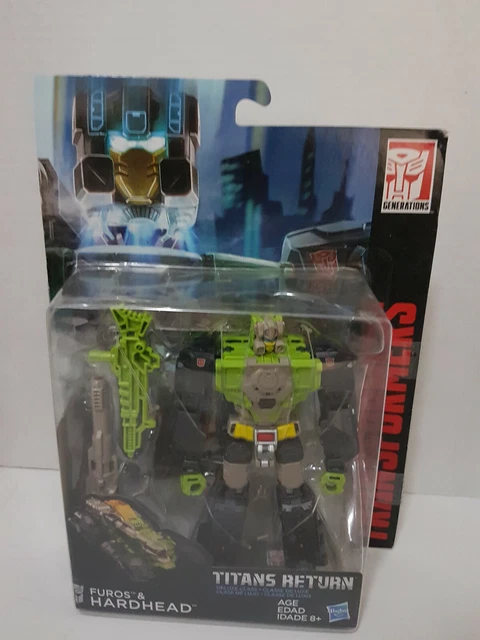 HARDHEAD W/FUROS TRANSFORMERS Titans Return Deluxe MOSC New Hasbro ...