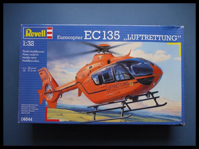 RARE REVELL EC-135 Eurocopter EC135 « sauvetage aérien » 1:32 kit ...