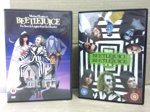 BEETLEJUICE + BEETLEJUICE 2024 A.D. DVDS £9.72 - PicClick UK
