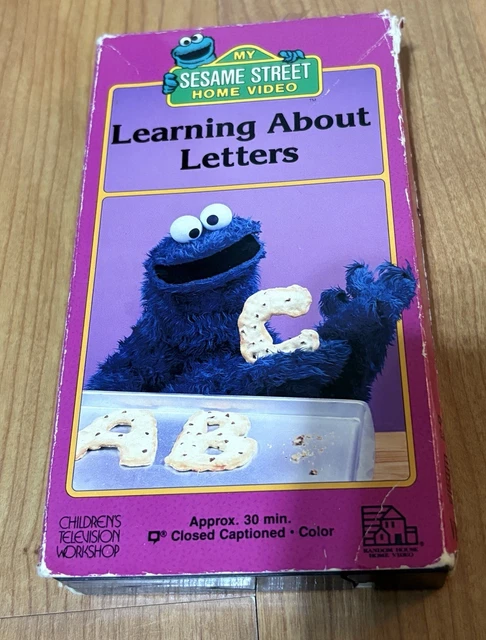SESAME STREET LEARNING About Letters VHS 1986 £12.49 - PicClick UK
