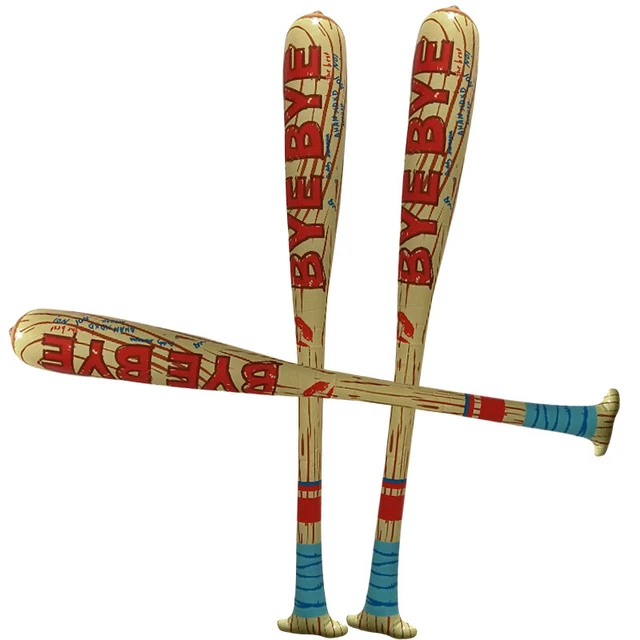 PVC INFLATABLE CHEER Up Baseball Bat Toy Ballons Women Men Carnival ...
