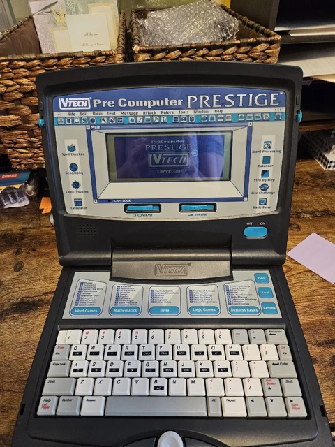 VINTAGE VTECH PRE Computer Prestige Laptop Classic - NO Charger powers ...