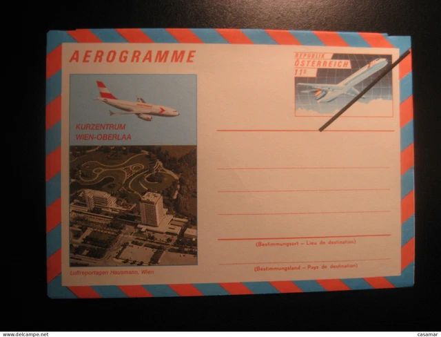 LUFTREPORTAGEN HAUSMANN WIEN Specimen Aerogramme Air Letter Austrian ...