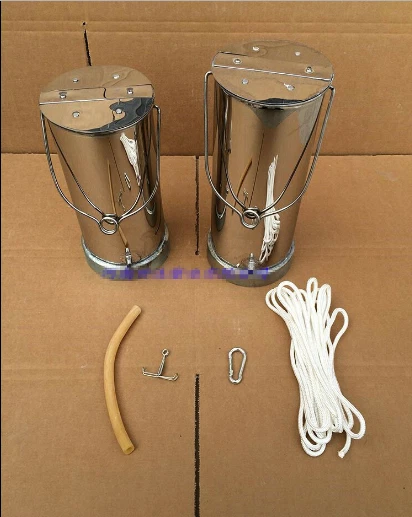 STAINLESS TELESCOPIC SWIVEL dipper telescoop water sampling sampler rod ...