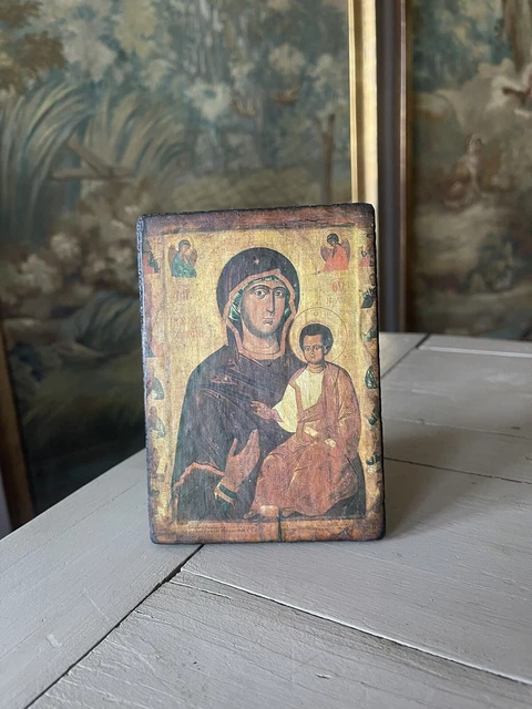 TABLEAU ORTHODOXE ICÔNE Ancienne EUR 40,00 - PicClick FR