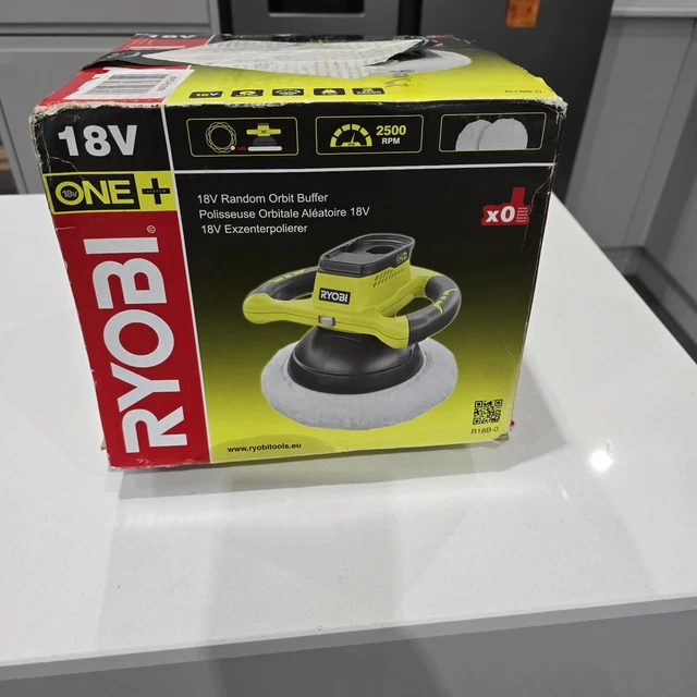 RYOBI R18B-0 18V ONE+ Cordless Buffer 10”/254mm Random Orbit Battery X0 ...