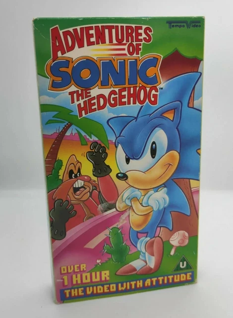 ADVENTURES OF SONIC The Hedgehog VHS Video Rare Original 1993 release ...