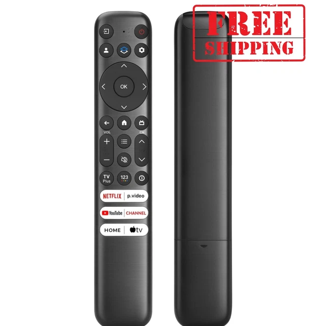 LIGHTWEIGHT REPLACEMENT REMOTE for TCL Google TV | No Programming ...