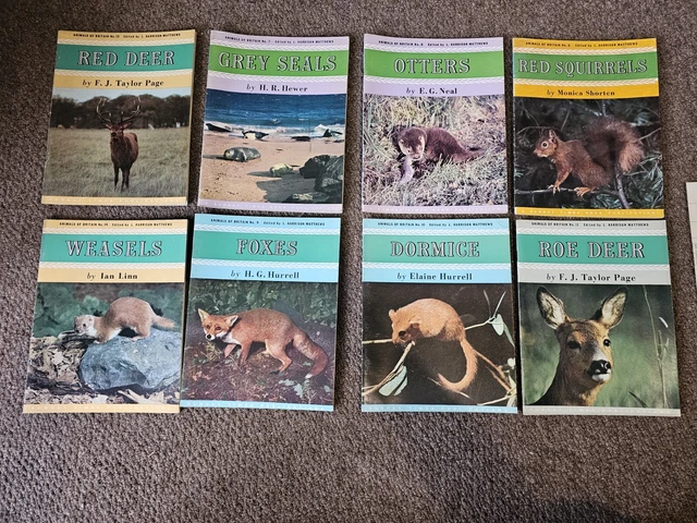 ANIMALS OF BRITAIN Collection Sunday Times 1962 Vintage Red Squirrel ...