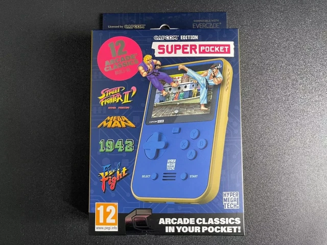EVERCADE SUPER POCKET Handheld Portable Console Hyper Mega Tech Capcom ...