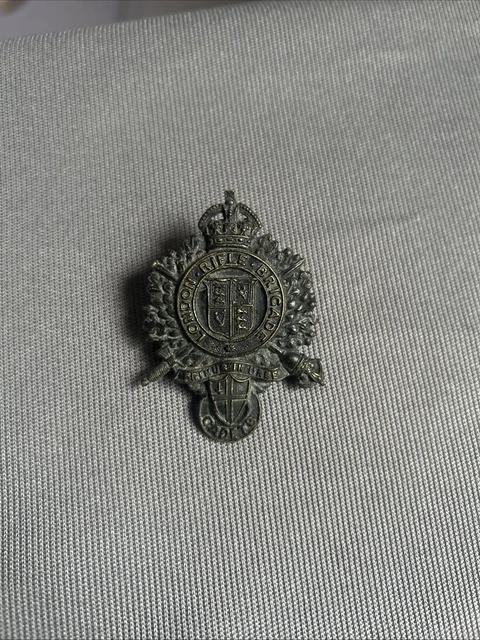 ORIGINAL WW1 BRITISH Army London Rifle Brigade Cadets Cap Badge £17.36 ...