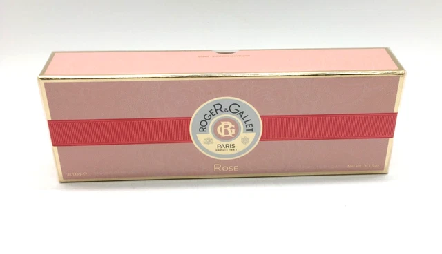 ROGER & GALLET Rose Set Of 3 Perfumed Soaps BNIB (MG159H) £10.00 ...