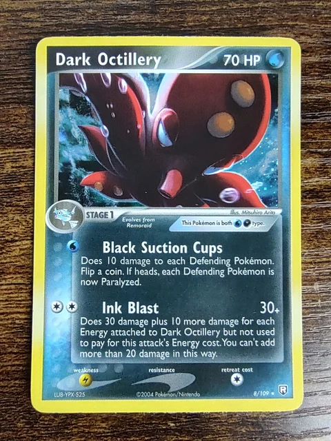 DARK OCTILLERY 8/109 EX Team Rocket Returns Holo Rare Pokémon Nintendo comme neuf dans sa boîte ...