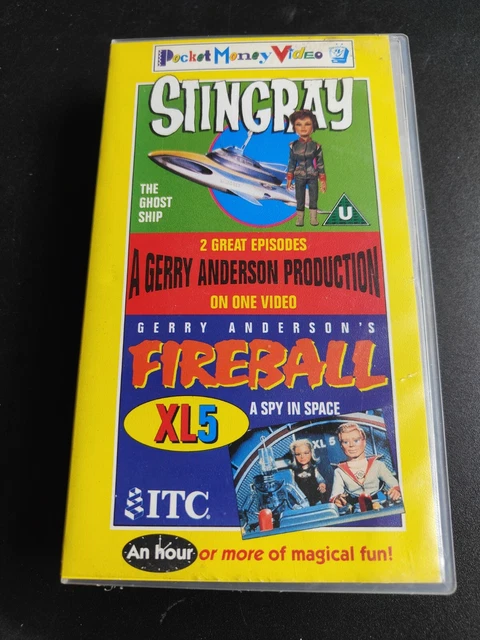 STINGRAY & FIREBALL Xl5. Vhs Video. 1993. Gerry Anderson Free Postage £ ...