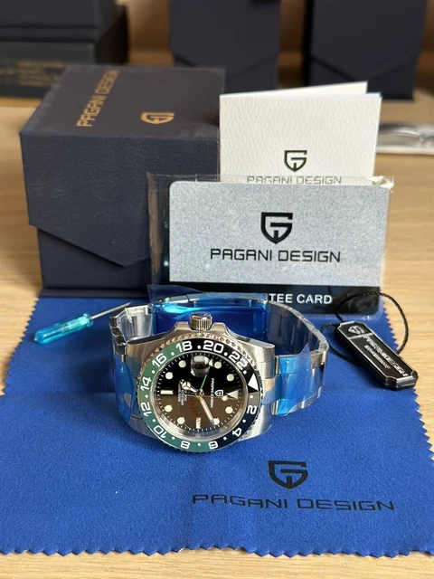 PAGANI DESIGN AUTOMATIK GMT Sprite EUR 89,99 - PicClick DE