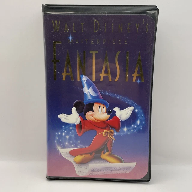 FANTASIA - VINTAGE - Walt Disney - Masterpiece - VHS - 1132 Clam Shell ...