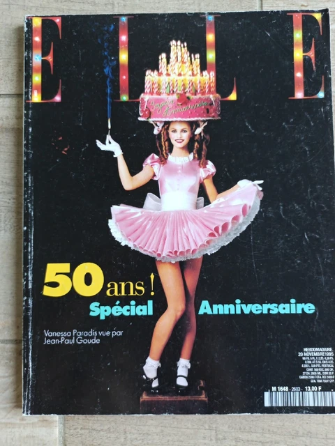 COLLECTOR MAGAZINE ELLE Spécial Anniversaire 50 Ans Vanessa Paradis ...