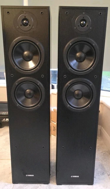 YAMAHA NSF-51 NS-F51 Nsf51 Pair Of Floorstanding 2-Way Speakers Black £99.52 - PicClick UK
