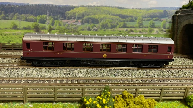 HORNBY OO GAUGE Lms Stanier Composite Coach 4183 Vgc £9.99 - PicClick UK