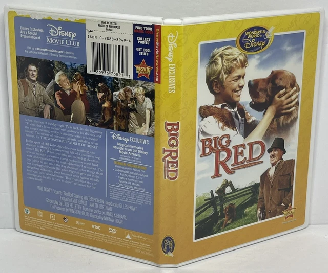 BIG RED (DVD, OOP, 1962, Disney DMR Exclusive, Emile Genest, Janette ...
