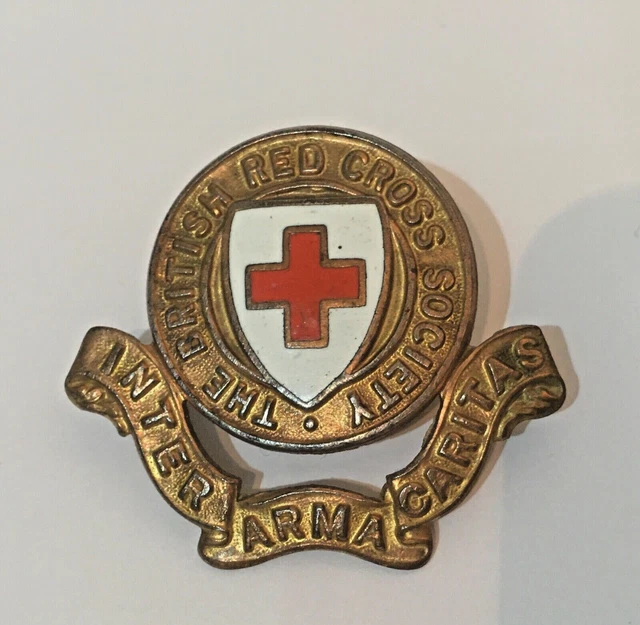VINTAGE WW2 CAP Badge - The British Red Cross Society £15.00 - PicClick UK