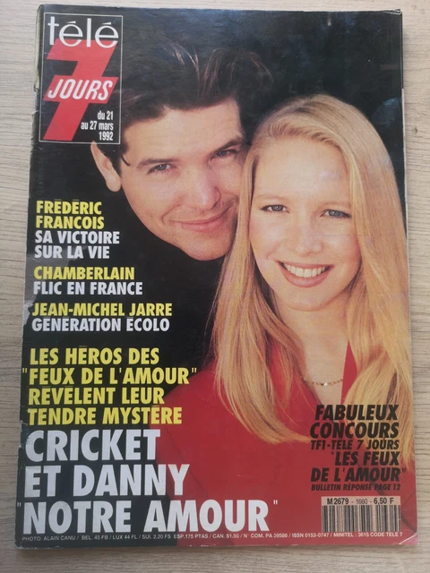 TÉLÉ 7 JOURS 21/03/1992: Cricket et Danny/ J.M. Jarre/ F. François ...