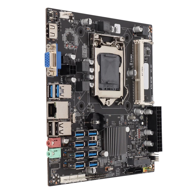 ATX MOTHERBOARD USB3.0 To PCIE 1X 8 Graphics LAN Card Slot Computer ...