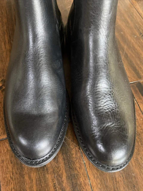 ALLEN EDMONDS DENALI Men's Leather Slip-On Chelsea Boots 9 D Black £104 ...