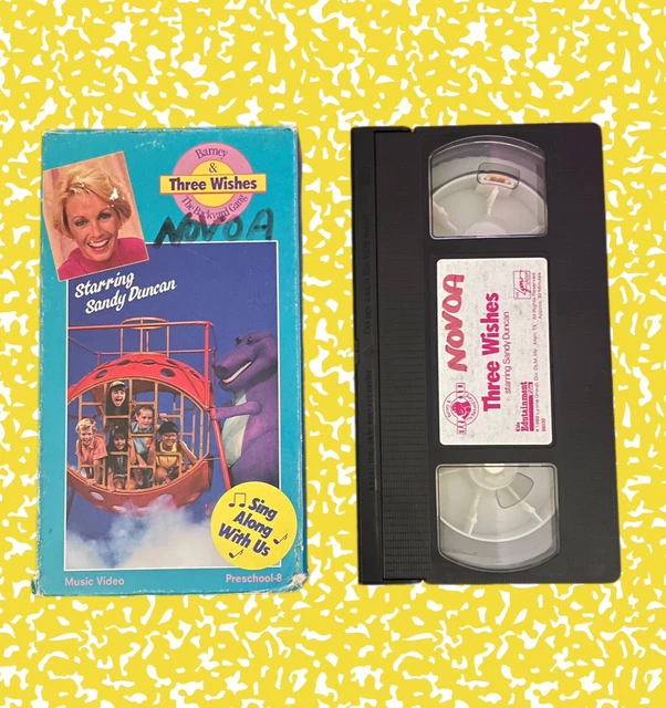 BARNEY AND THE Backyard Gang VHS Three Wishes 1988 Sandy Duncan Rare ...