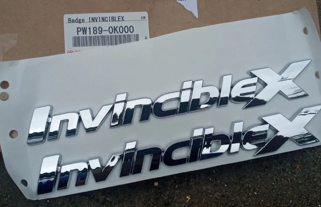 GENUINE TOYOTA HILUX 2015> Invincible X badge set PW189-0K000 £40.00 ...