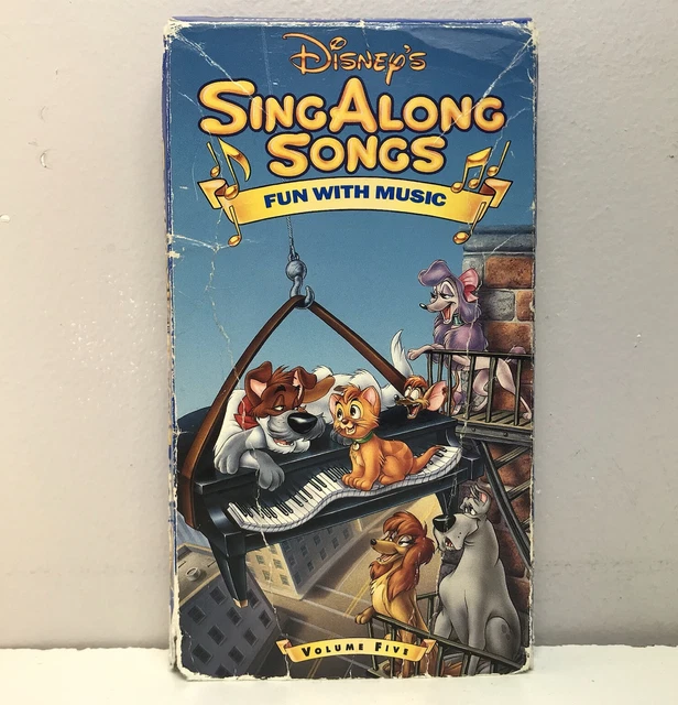 DISNEY’S SING ALONG Songs Fun With Music VHS Video Tape VTG Oliver Co. RARE FAST £6.07 - PicClick UK